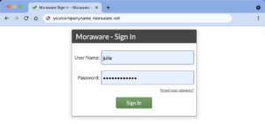 Login Help - Moraware