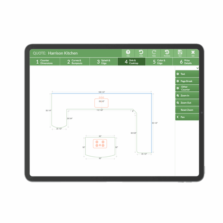 Countertop Drawing and Estimating Software - Moraware
