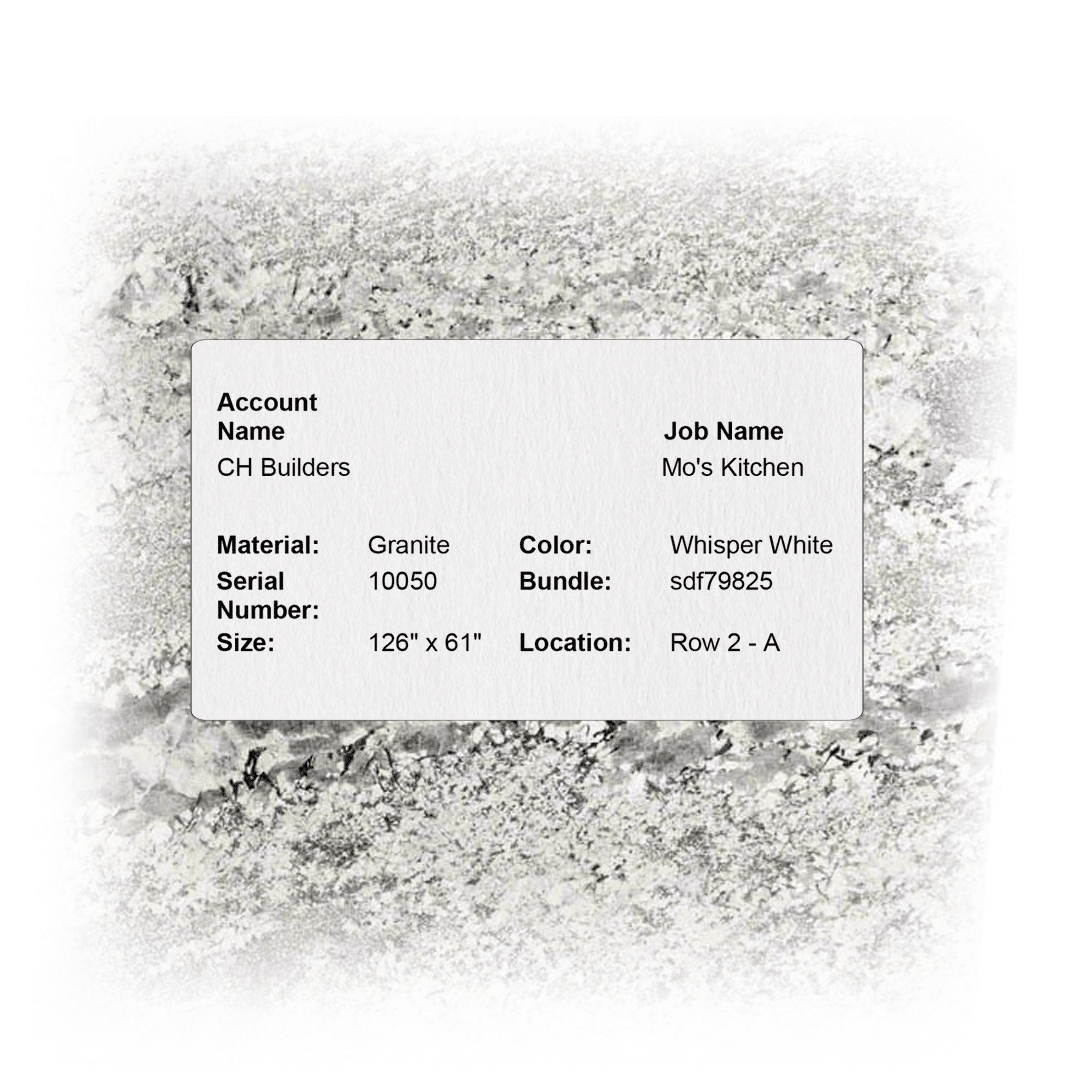 Inventory - Slab Ordering and Tracking - Moraware