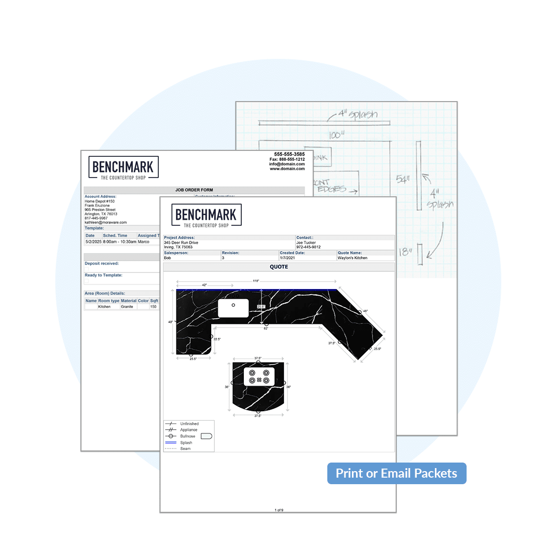 Countertop Scheduling and Job Management Software - Moraware